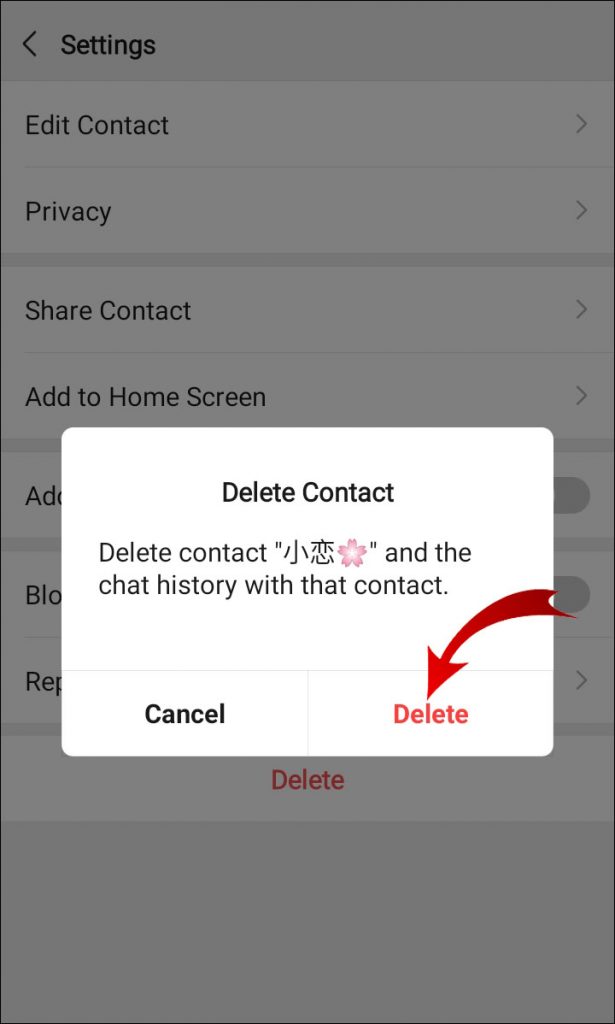 How to Delete a Contact in WeChat