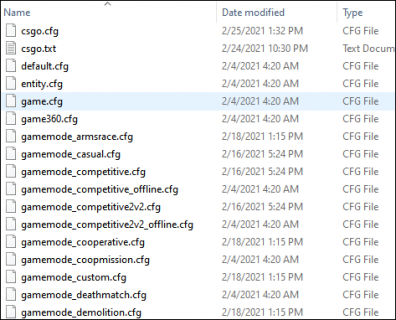 How to Create a CFG File