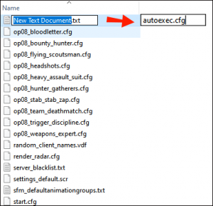 How to Create a CFG File