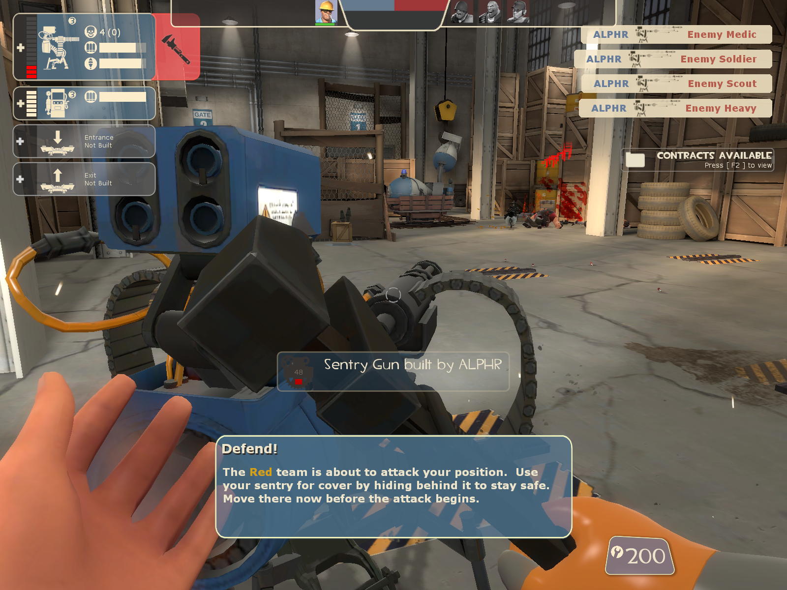 Tf2 Engineer Sentry Blue