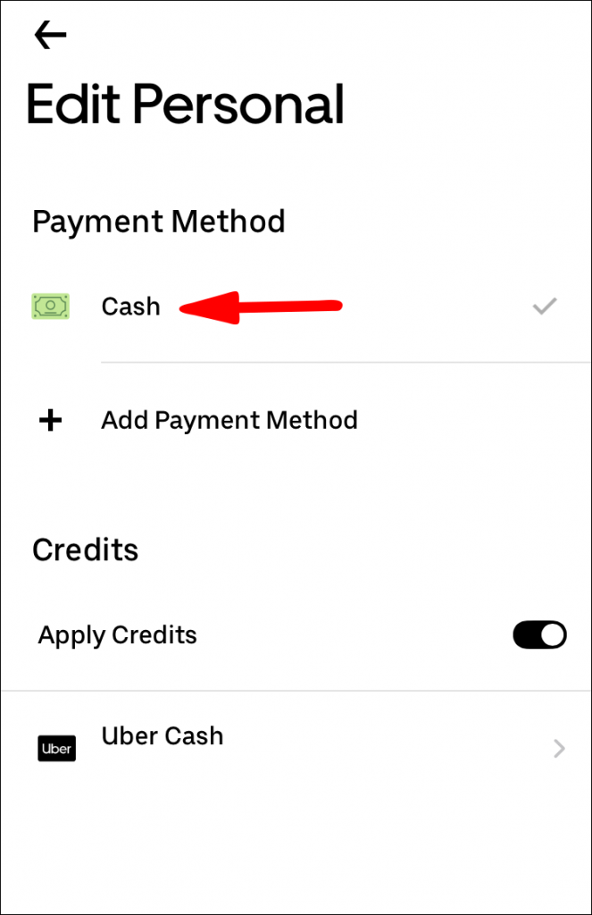 How to Pay Cash With Uber