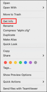 How to Create a CFG File