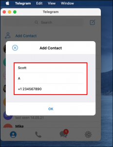 How to Add a Contact in Telegram
