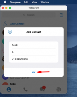 How to Add a Contact in Telegram