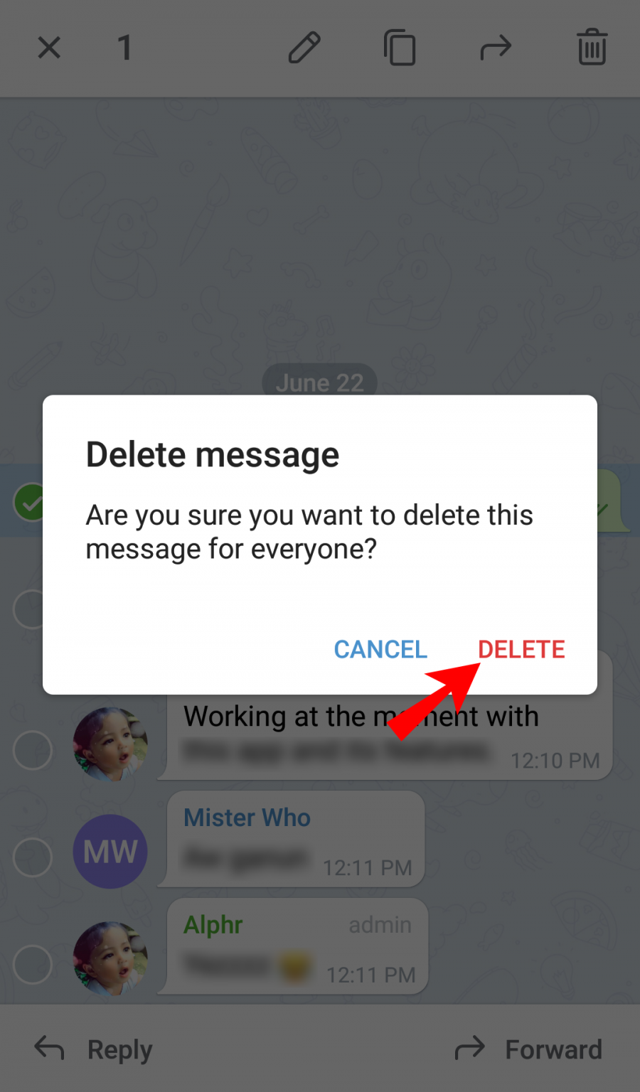 How to Delete Groups in Telegram