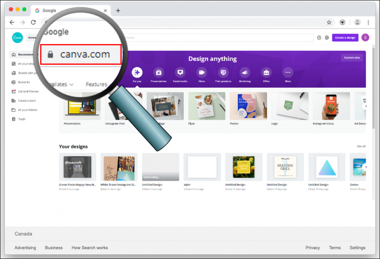 How to Add a Link in Canva