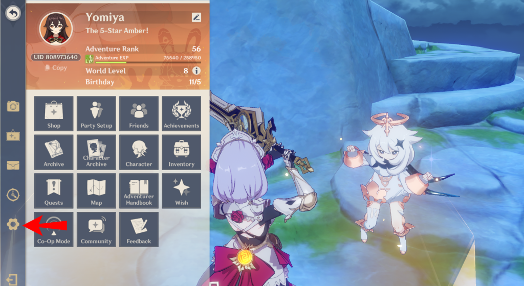 How to Open Settings in Genshin Impact