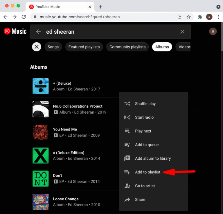 How to Add Multiple Songs to a YouTube Music Playlist