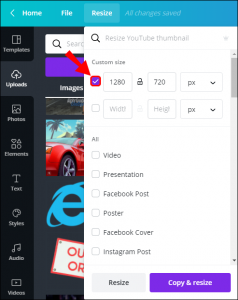 Canva - How to Change Dimensions