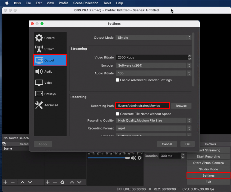 How to Record the Screen with OBS