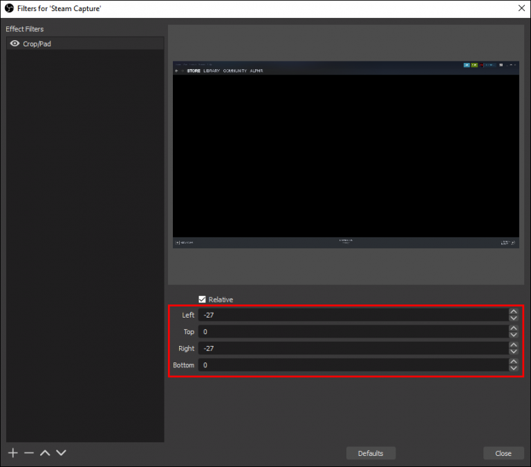 How to Record a Part of the Screen in OBS