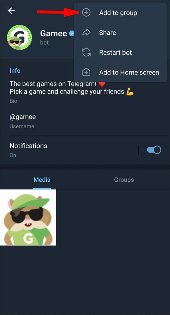 How to Add a Bot in Telegram