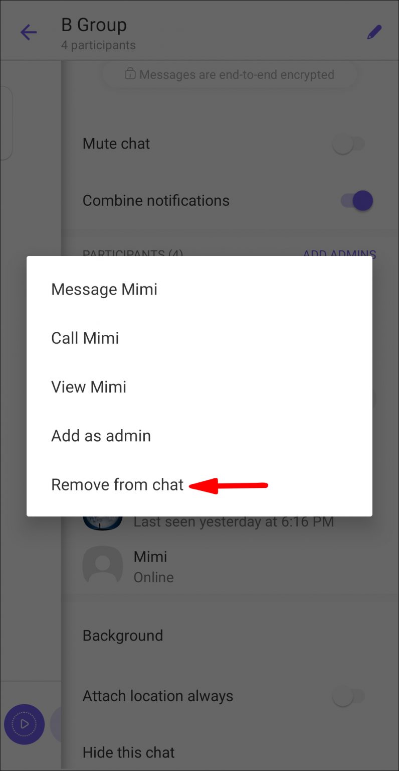 How to Leave a Group in Viber