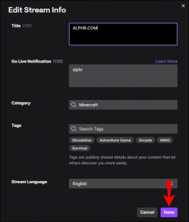 How to Change Stream Title on OBS