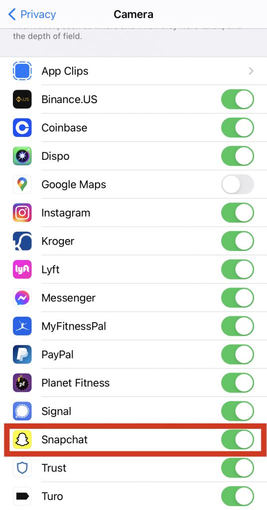How to Allow Camera Access on Snapchat