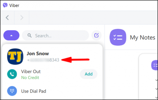 How to View Phone Number in Viber