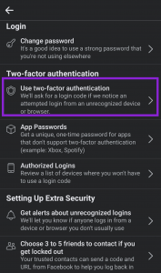 How to Enable (or Disable) Two-factor Authentication on Facebook