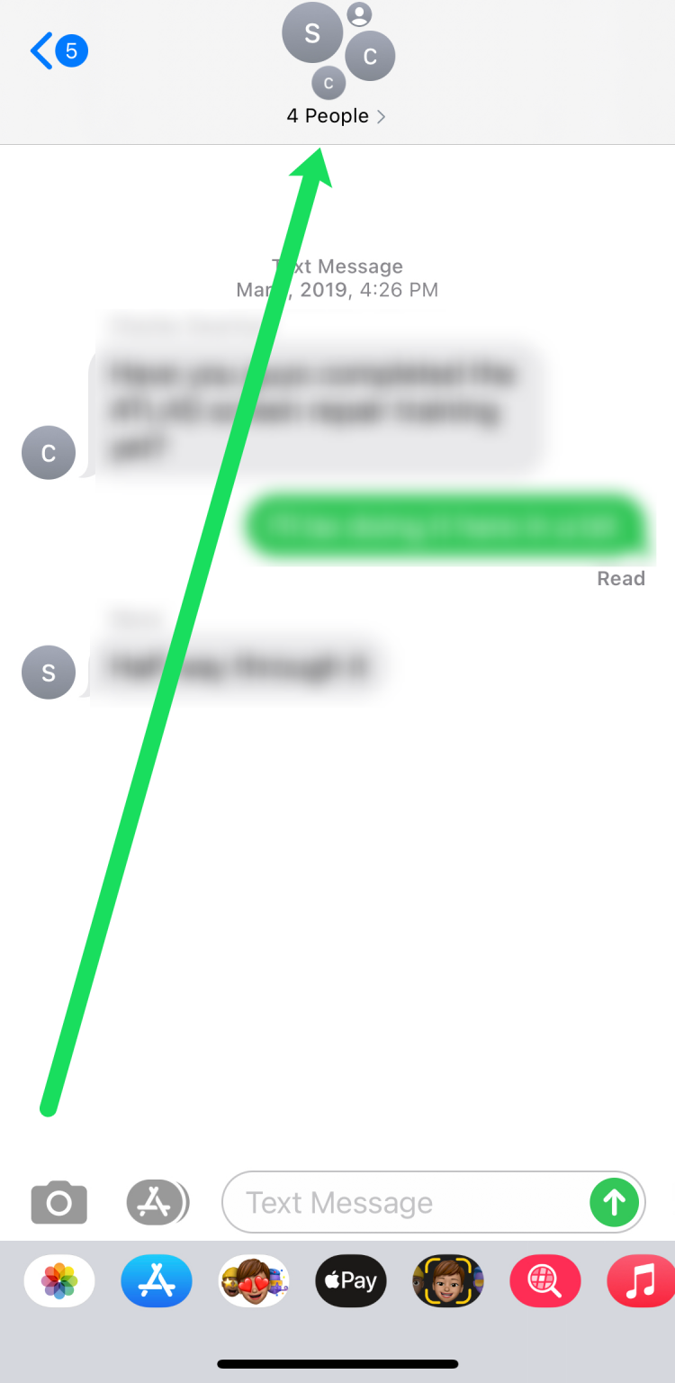 How To Remove Someone from a Text Message Group on the iPhone