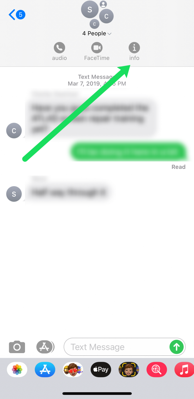 How To Remove Someone from a Text Message Group on the iPhone