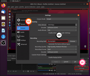 How to Record the Screen with OBS