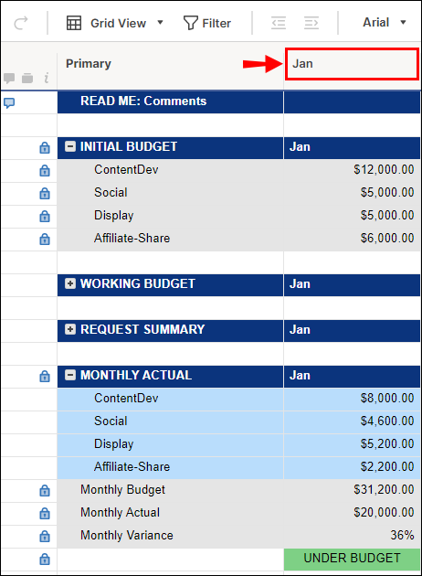 How to Change the Primary Column in Smartsheet
