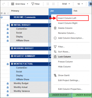 How to Change the Primary Column in Smartsheet