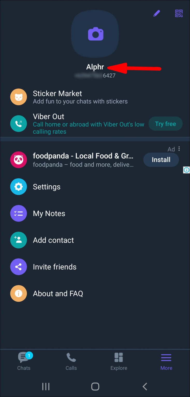 How to View Phone Number in Viber