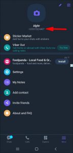 How to View Phone Number in Viber