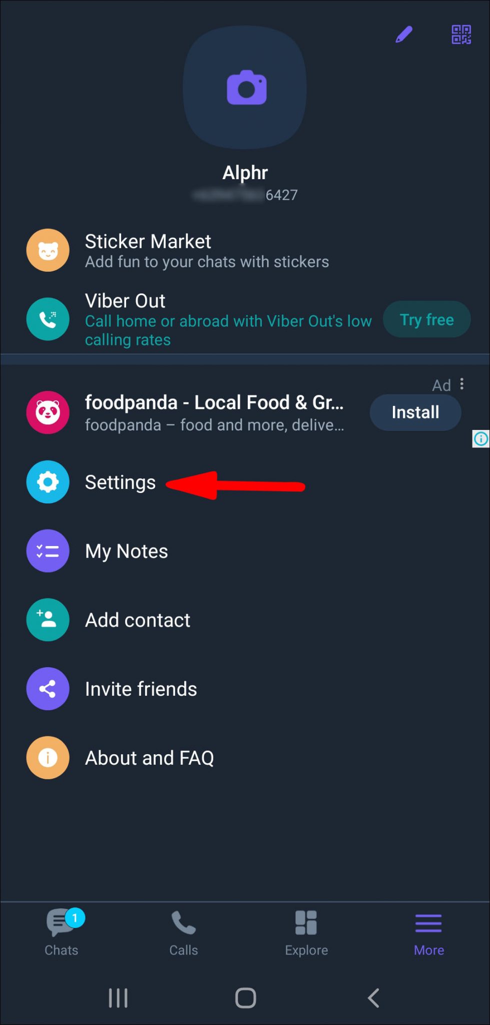 How to View Phone Number in Viber