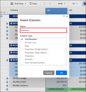How to Change the Primary Column in Smartsheet
