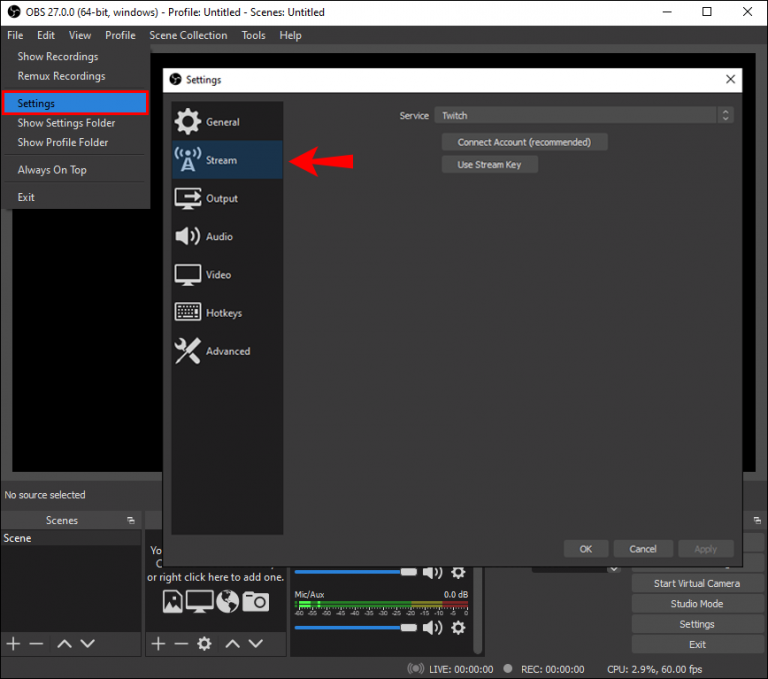 How to Change Stream Title on OBS