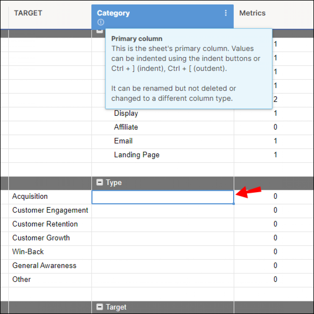 How to Change the Primary Column in Smartsheet