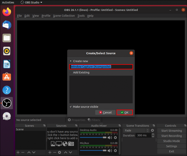 How to Record a Part of the Screen in OBS