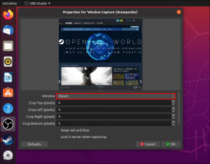 How to Record a Part of the Screen in OBS