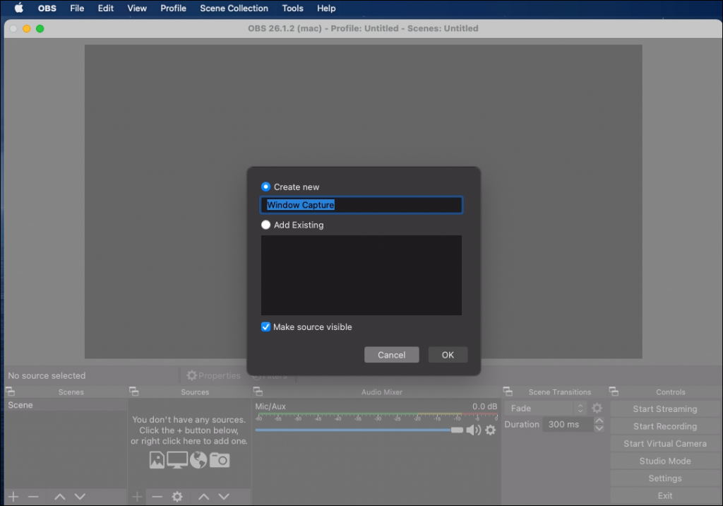 How to Record a Part of the Screen in OBS