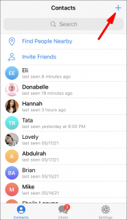 How to Add a Contact in Telegram