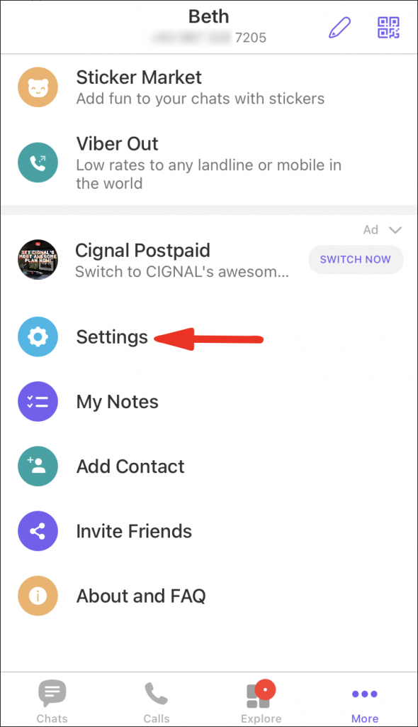 How to View Phone Number in Viber