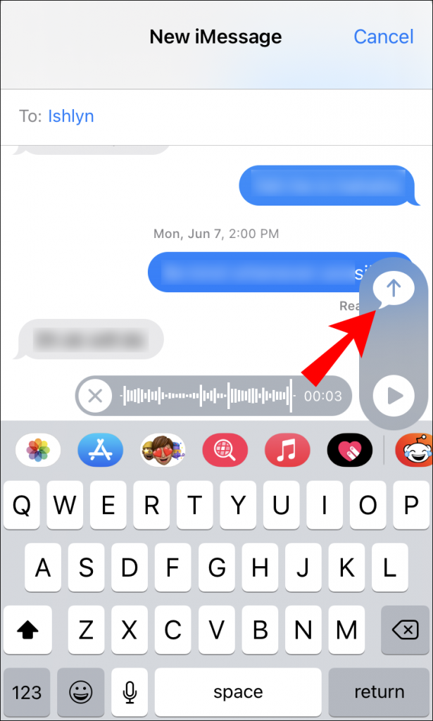 How to Send a Voice Message in iMessage on an iPhone