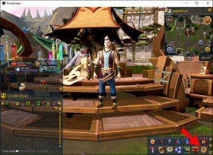 How to Open the Chat in RuneScape