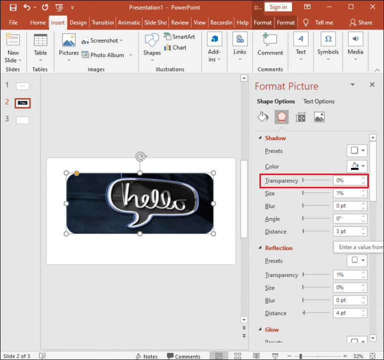 How to Convert an Image Background to Transparent in PowerPoint