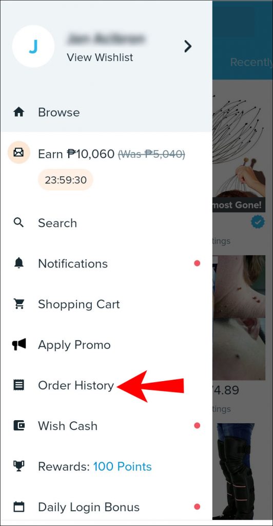 Wish App Not Showing Order History? Here's How To View