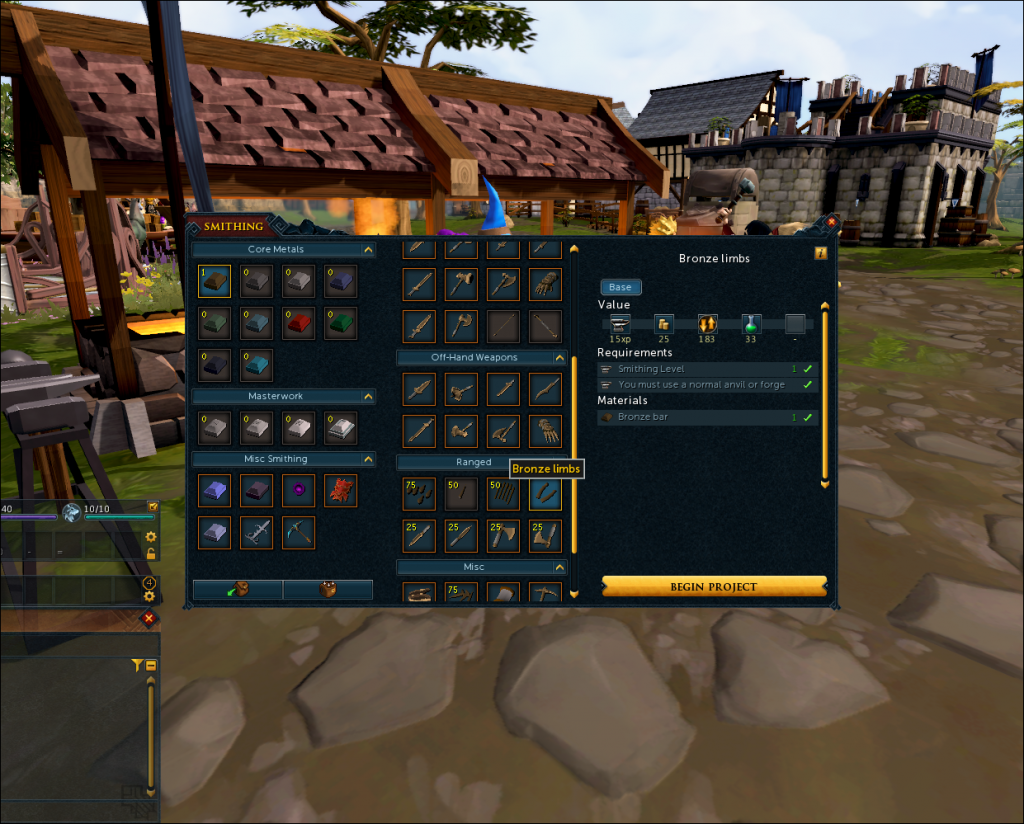 How to Make a Crossbow in RuneScape