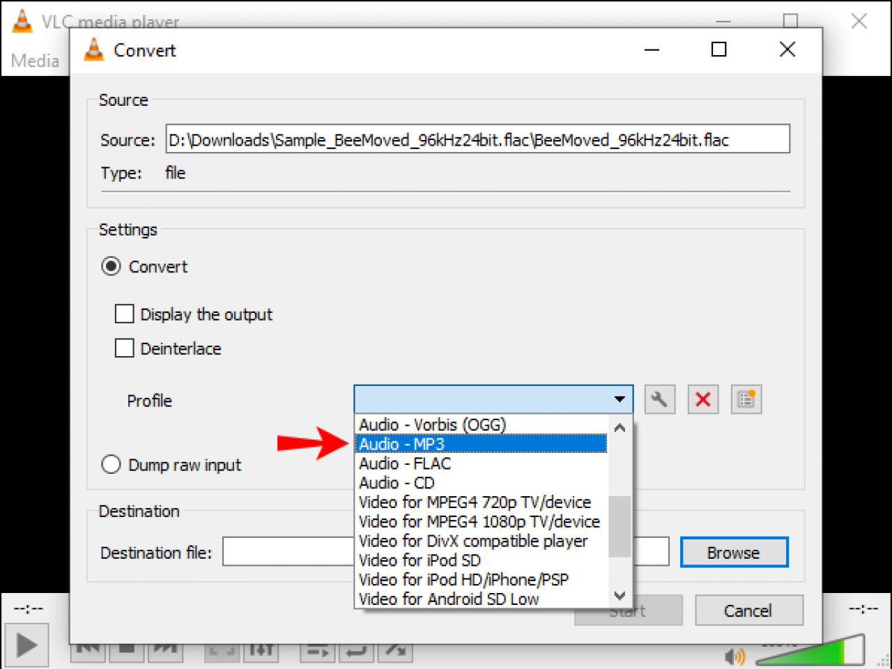 How To Convert a FLAC File to MP3