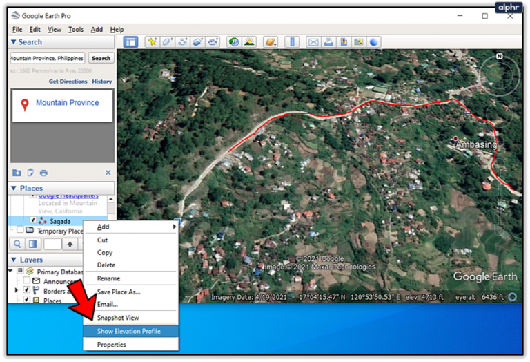How To Show Elevation in Google Earth