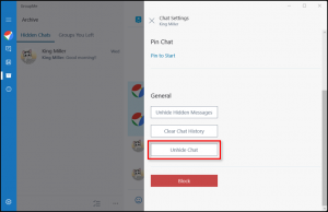 How to Delete Chats in GroupMe