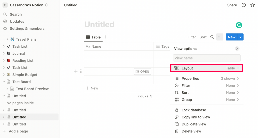 How to Make a Calendar in Notion