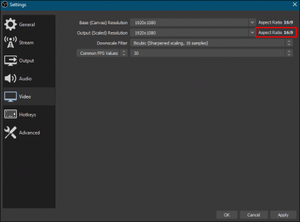 How to Change the Resolution in OBS
