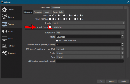 How to Change the Resolution in OBS
