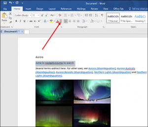 How to Change the Color of Links in a Word Doc