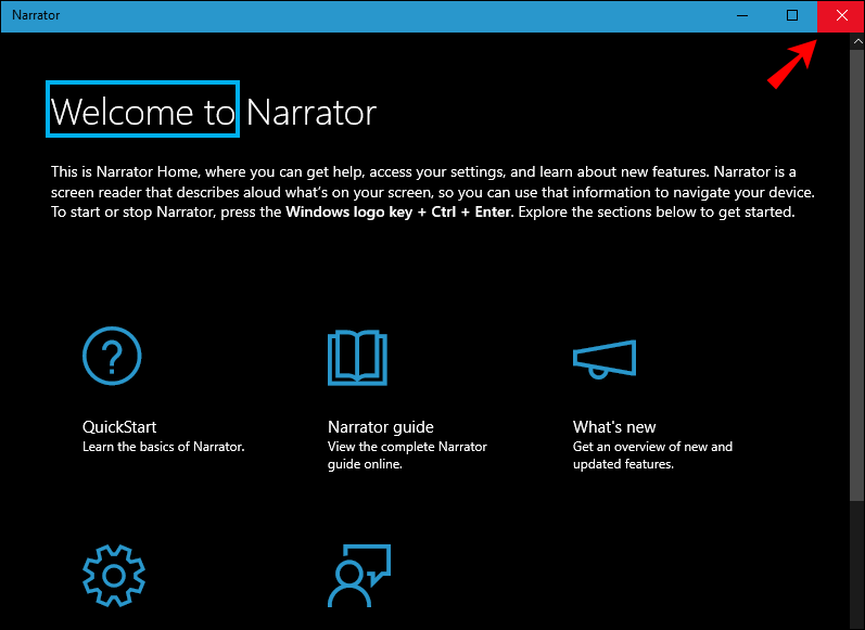 How to Turn Off Narrator in Windows